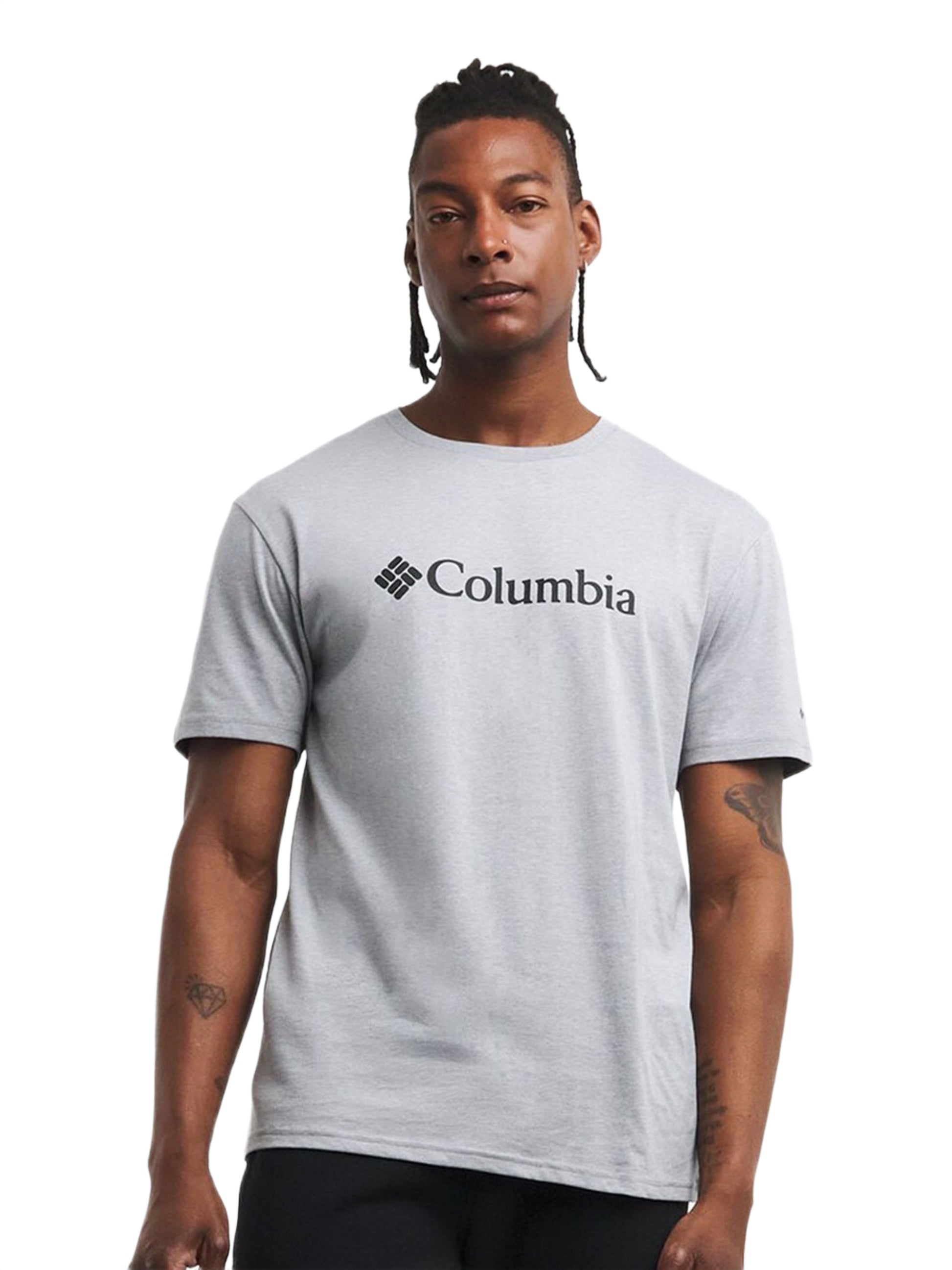 Columbia Men Grey CSC Basic Logo Tshirt – Adventuras India