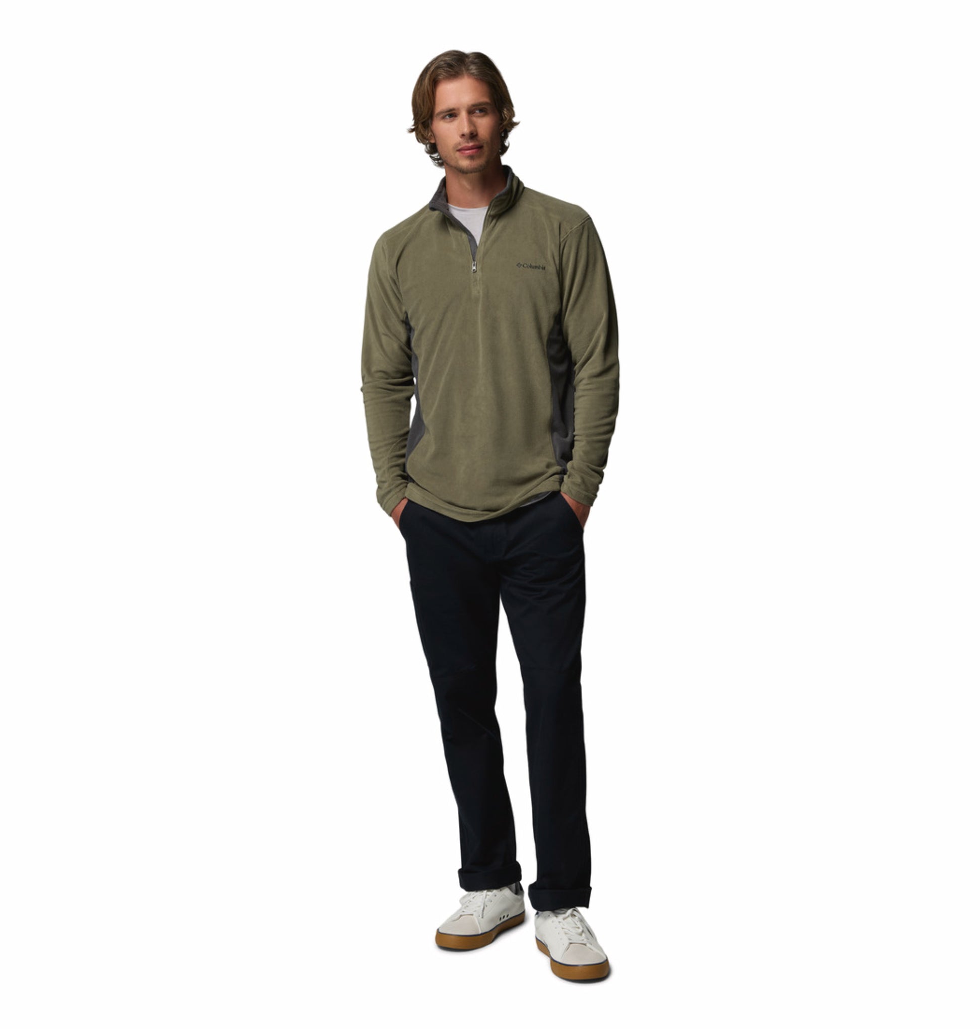 Columbia Men Olive Green Klamath Range II Pullover – Adventuras India