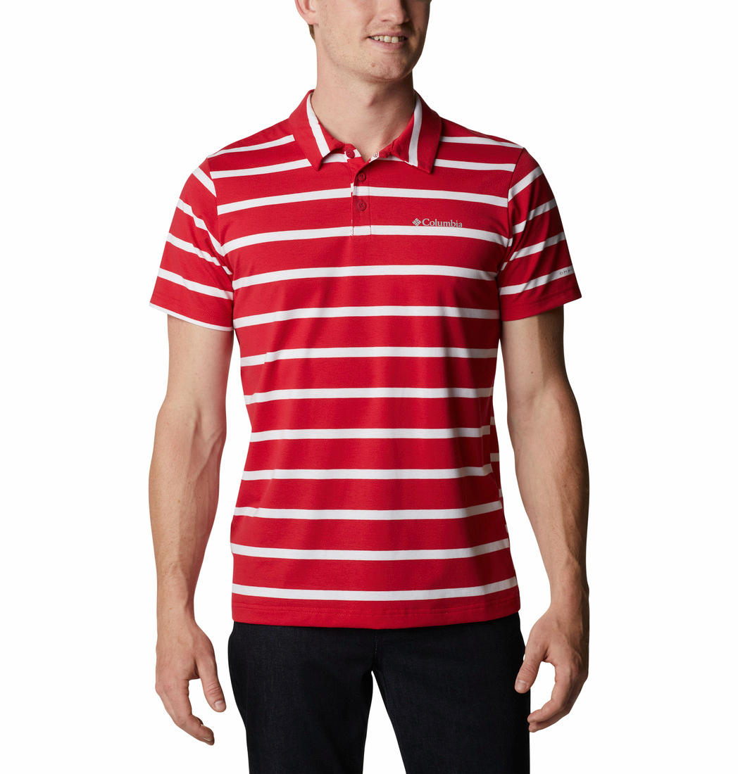 Columbia Men Red Sun Trek Polo (Sun Protection) – Adventuras India