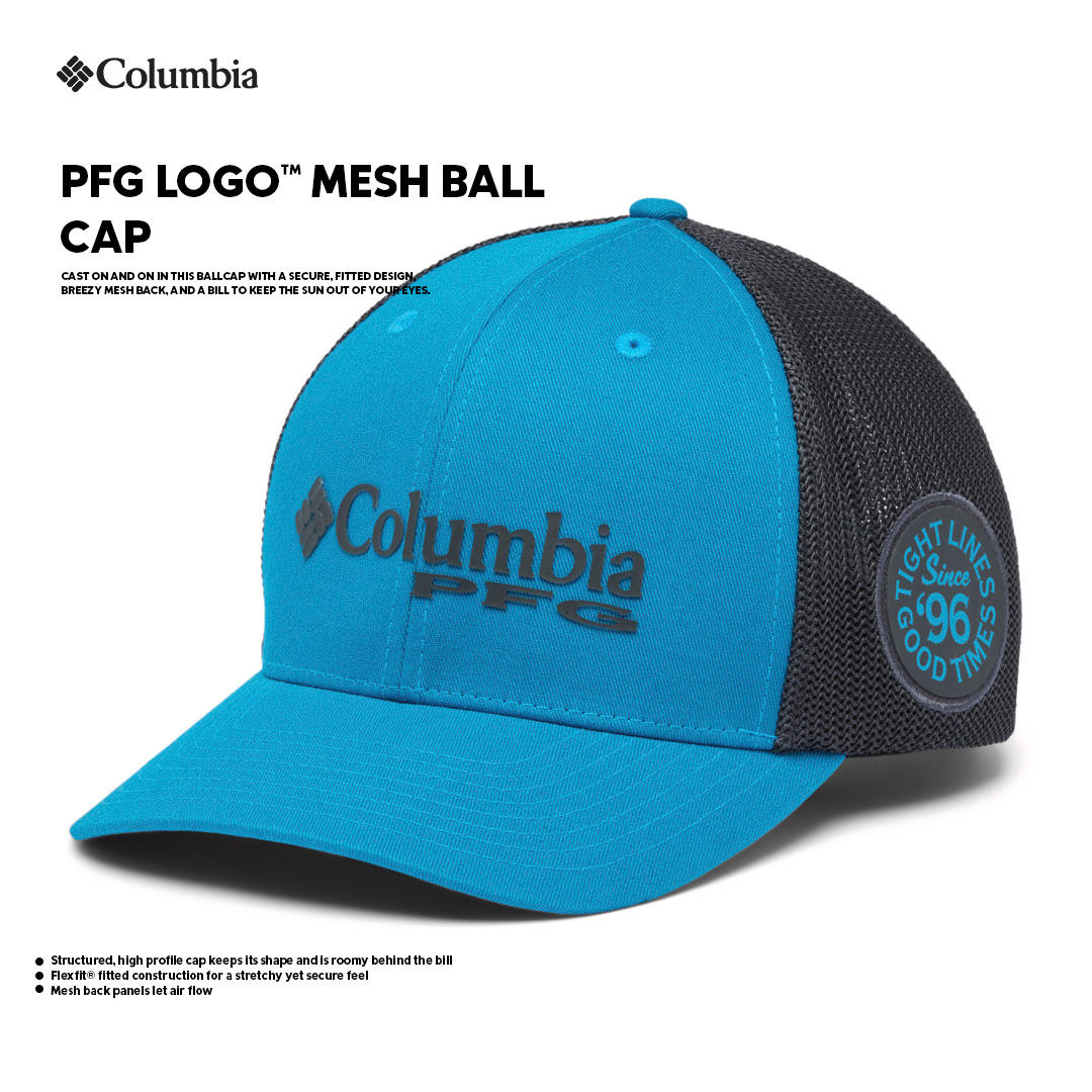 Columbia Unisex Blue Pfg Mesh Ball Cap – Adventuras India