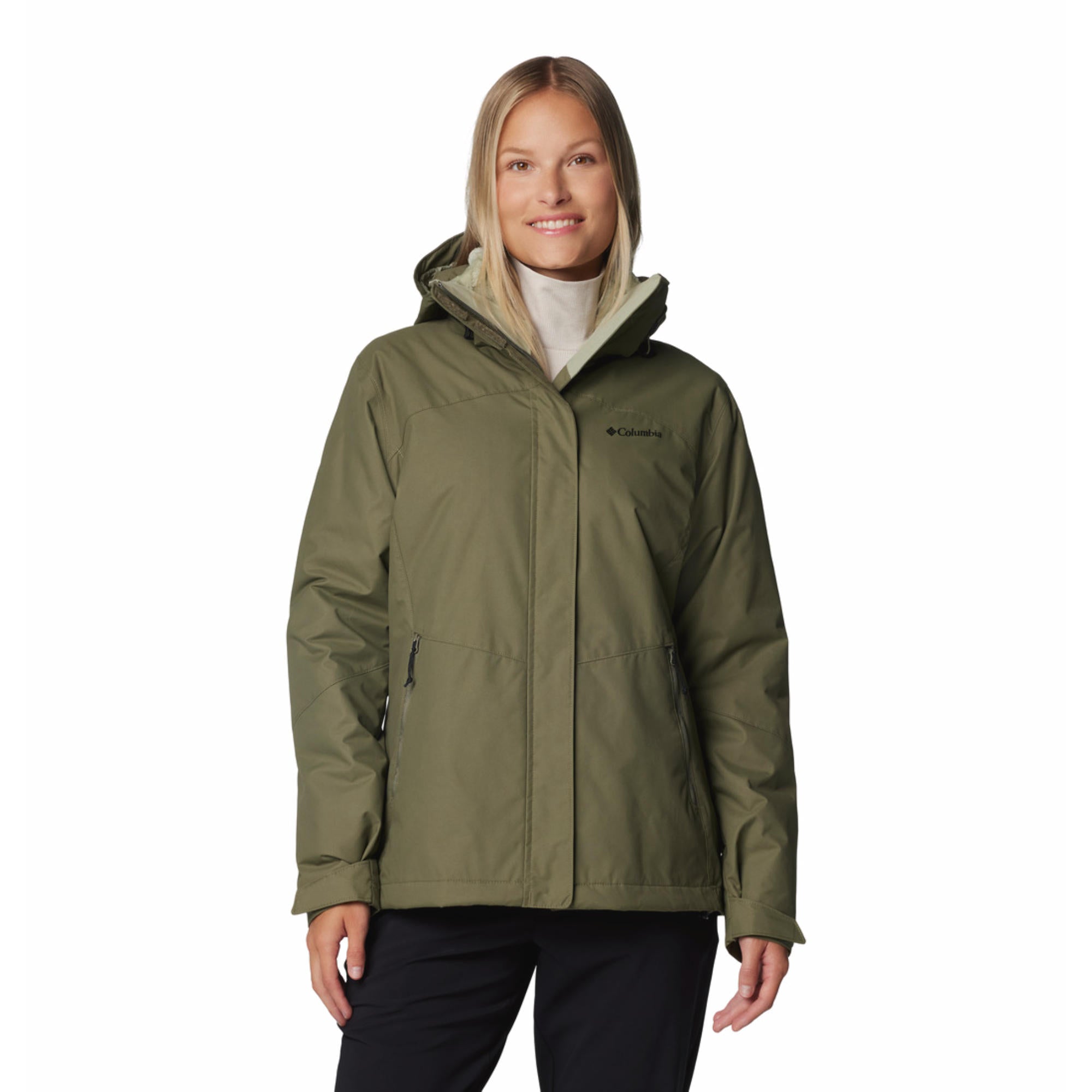 Columbia Women Green Bugaboo III Fleece Interchange Jacket – Adventuras ...